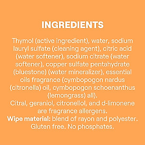 Seventh Generation Disinfecting Multi Surface Wipes, Botanical Disinfectant, 70 Count, Pack of 6