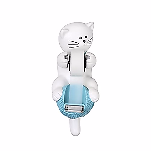 Chapman & Grand Kitty Cat Tape Dispenser (White/Turquoise), Patent Pending