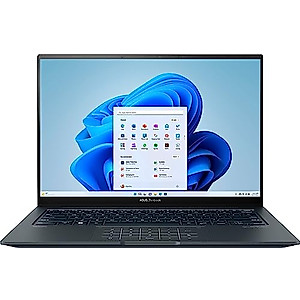 ASUS Zenbook Q420V Laptop 2023 New, 14.5" 2.8K Touchscreen, Intel i7-13700H 14-Core, Iris Xe Graphics, 16GB LPDDR5, 2TB SSD, Backlit Keyboard, Thunderbolt 4, Wi-Fi 6E, Win11 Pro, COU 32GB USB