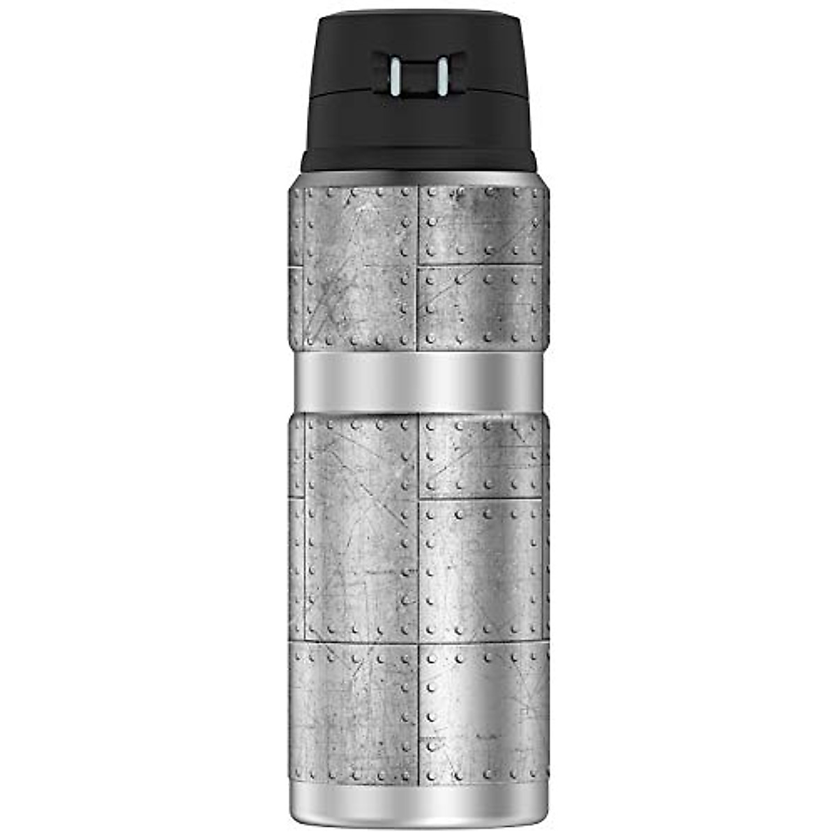 Superman Made Of Steel, THERMOS STAINLESS KING Stainless Steel Drink Bottle, Vacuum insulated & Double Wall, 24oz