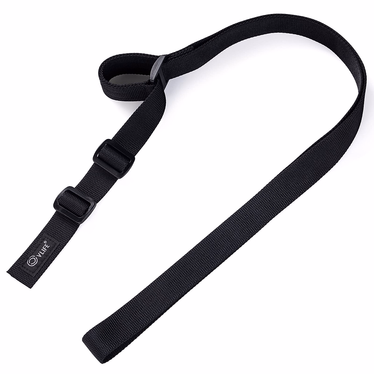 CVLIFE Rifle Sling with Quick Adjust Loop 1.25" Wide Tube Webbing Two Point Sling for Outdoor Sports Black