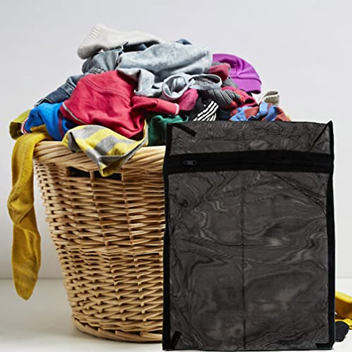 Cabilock Laundry Bag for Bras Mesh Laundry Bags 6pcs Laundry Bag Dirty Clothes Organizer Bag Machine Wash Bag with Zipper Closure for Travel College Camping and Gym Travel Laundry Bags