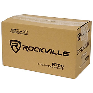 Rockville Fog/Smoke Machine w/Remote+Fluid, Quick Heatup Time (R700)