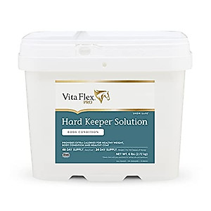 Vita Flex Pro Hard Keeper Solution, Horse Weight Supplement, Extra Calories for Weight and Slow Burning Energy, 6 Pounds
