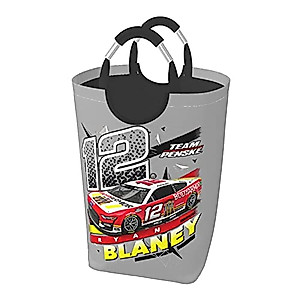 Ryan Blaney 12 Large Laundry Basket Laundry Hamper Bag Washing Bin Clothes Bag Collapsible Tall with Handles Waterproof Bathroom College Essentials Storage for College Dorm, Family
