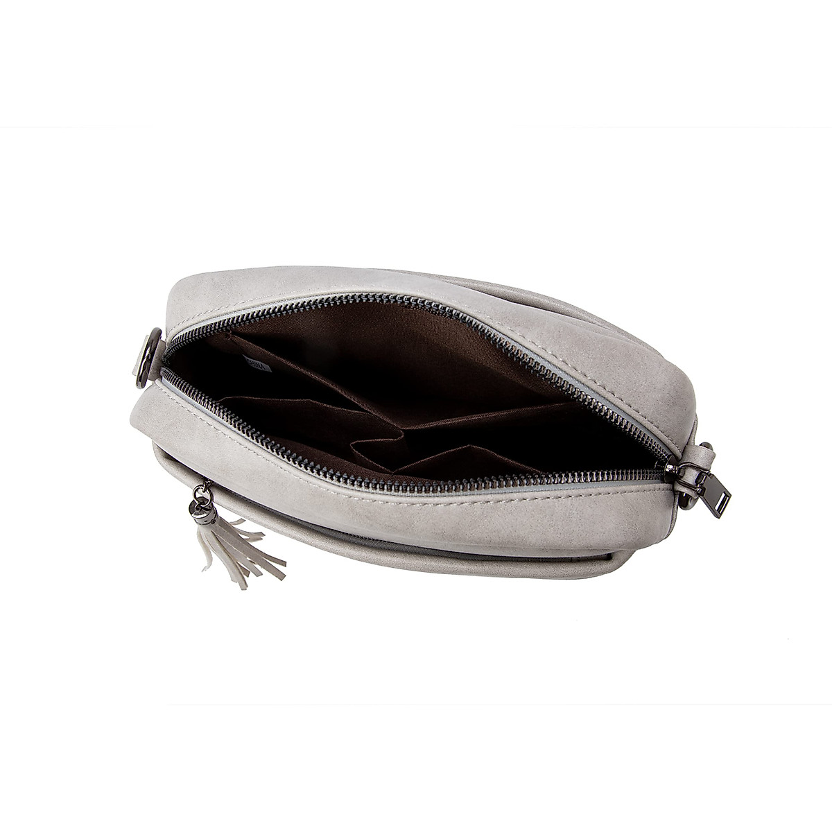 Weilan Triple Zip Small Crossbody Bag for women,Cell Phone Purse Shoulder Handbag Wallet