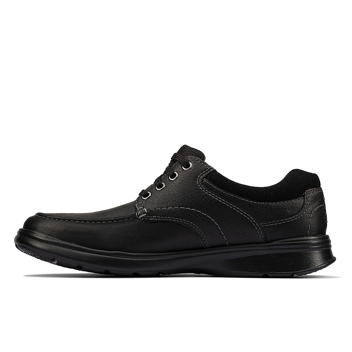 Clarks Men's Cotrell Edge Oxford, Black Oily Leather, 9.5 W US