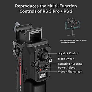 SmallRig Wireless Control Dual Handle Handgrip for DJI RS 3 Pro / RS 2 Gimbal - 3954