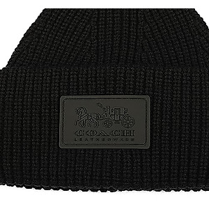 Coach Women's Patch Beanie, Black