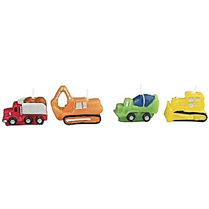 Construction Vehicles Birthday Candles by Wilton