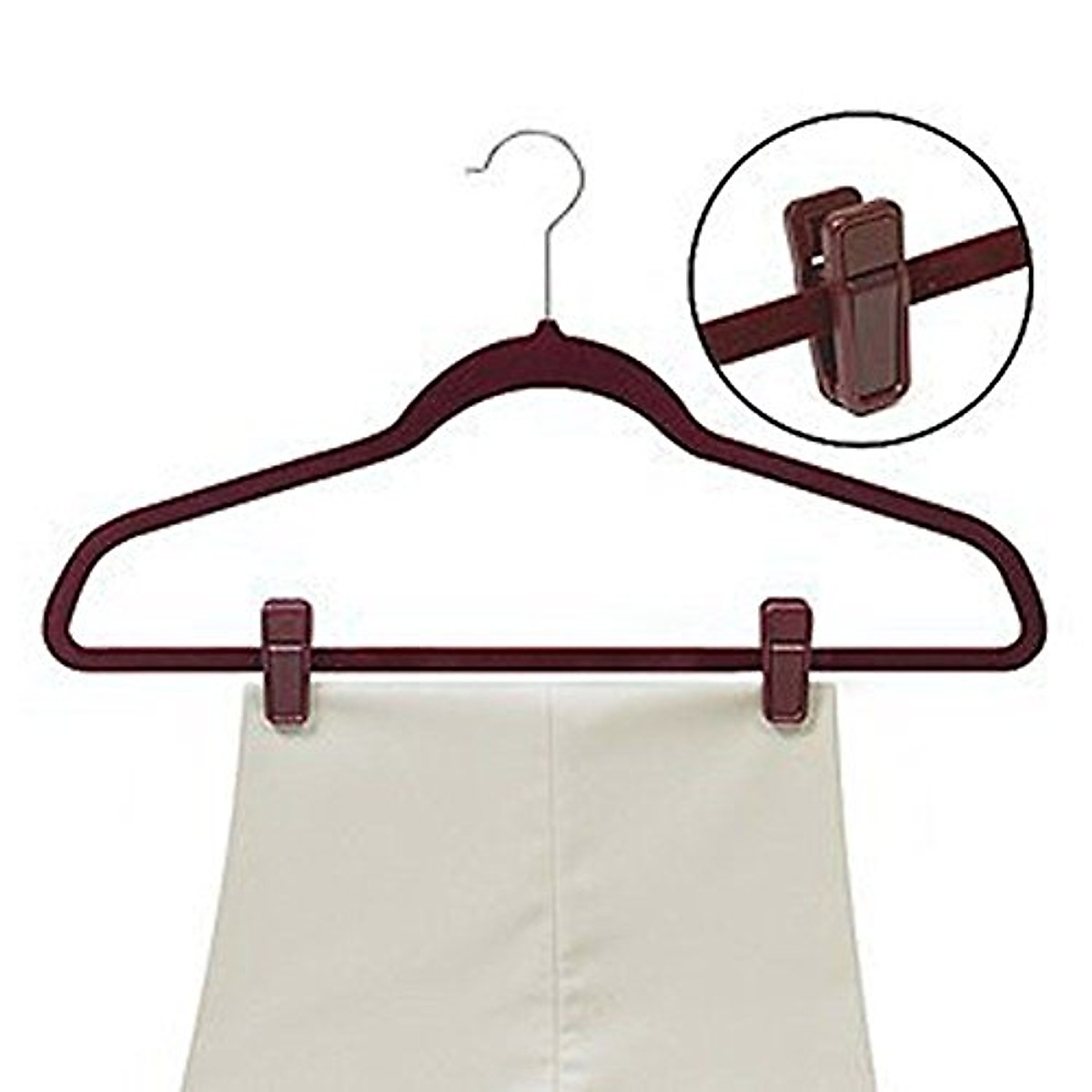 Black Huggable Hangers Finger Clips Huggable Ultra Slim Line Finger Clips Set of 20