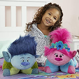 Pillow Pets DreamWorks Poppy Stuffed Animal – Trolls World Tour Plush Toy, 1 Count (Pack of 1) Pink