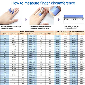 Matching Couple Rings Titanium Steel, Silver Blue His and Hers Wedding Ring Sets White Square CZ Engagement Ring Set Forever Love