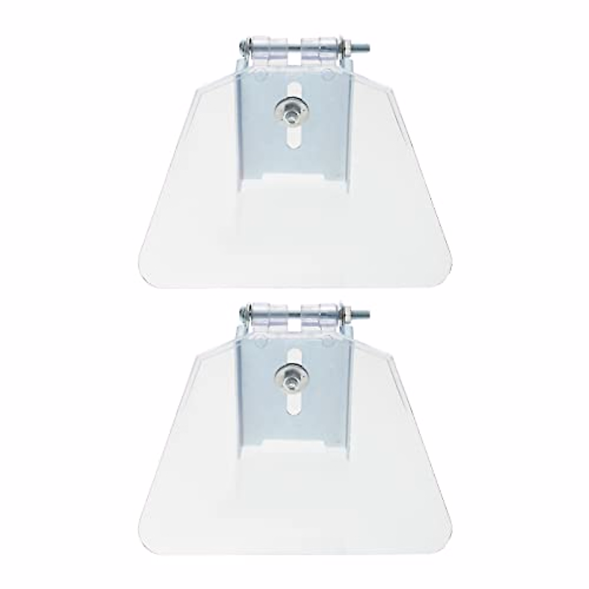 Hemobllo Bench Grinder Eyeshield, 2 Pcs Stainless Steel Bench Grinder Guard Shield Eyeshield Replacement Kit Grinder Eye Shield Accessories for Bench Type 200/250 Grinders