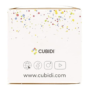 CUBIDI® Original Rainbow Puzzle Ball I Brain Teasers for Kids Ages 6-10 I for Boys and Girls 6+ Years I Travel Toy for Children | Fidget Ball Magic Ball