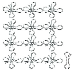 Gpartsden Pack of 25 Bow Tie Clip 714-04040 for MTD Husqvarna Cub Cadet Troy-Bilt Craftsman Ryobi Columbia 532194208 Snow Blower