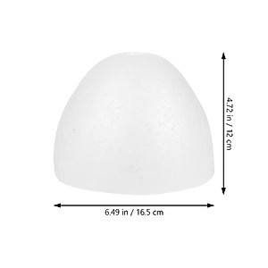 1pc Cake Model Cake Dummies Dummy Cake Flower Decorations Cake Dome Muffin Top Pans for Baking Floral Foam Tray Mold Wedding Decor Cake Dummy Doll Big Cake White