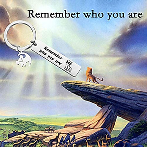 TGBJE Remember Who You Are Bracelet Inspired Bangle Lion King Gift for Friend (lion king keychain)