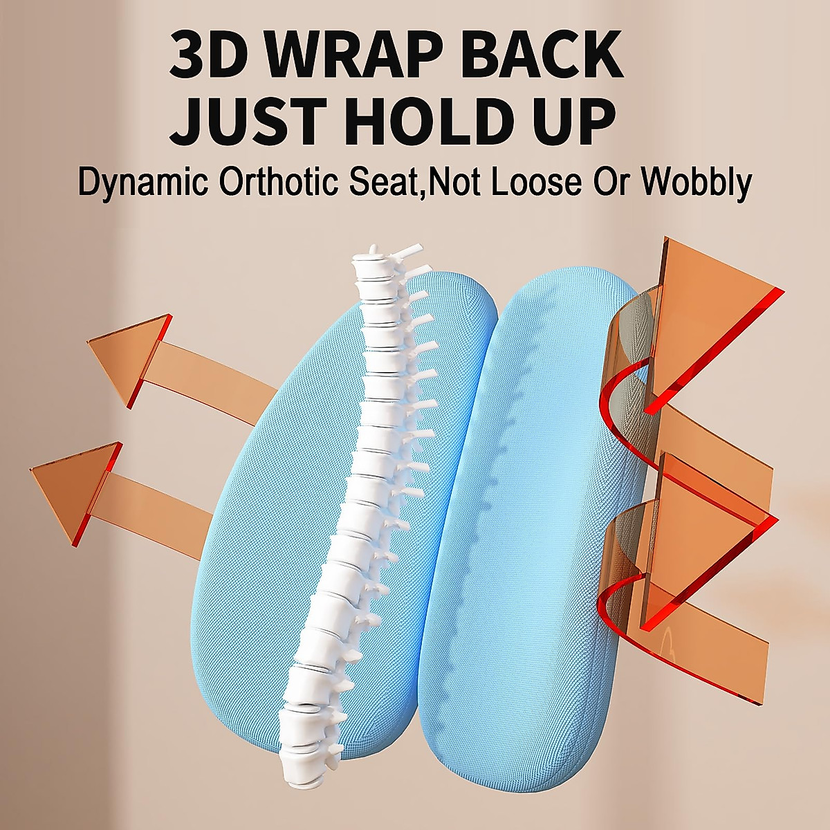 pofluany Upgraded Wide Kids Desk and Chair Set, Height Adjustable Kids Functional Desk and Chair Set, Kids Study Desk School Desk, School Writing Study Table with Book Stand, Foot Pedal Blue