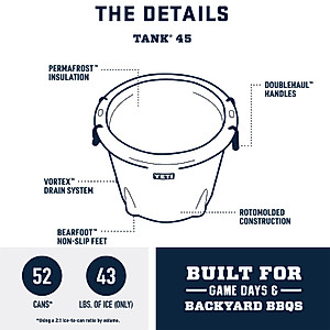 YETI Tank 45 Bucket Cooler, Desert Tan