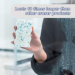 Scrub Daddy - Eraser Daddy 10x with Scrubbing Gems Dual-Sided Scrubber and Eraser, Lasts 10x Longer Than Ordinary Melamine Erasers, Water Activated, Dual Sided, Ergonomic, 2ct (Pack of 2)