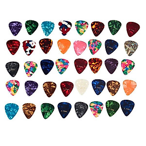 140Pcs Guitar Picks Variety,Colroful Premium Celluloid Picks for Acoustic Electric Guitars Bass XG01 0