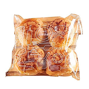 ericotry 100 Pcs 9x12 Clear Resealable Cello/Cellophane Bags Good for Bakery Candle Soap Cookie Poly Bags Gift T-Shirt and Artwork Packing Party Treat Wrap