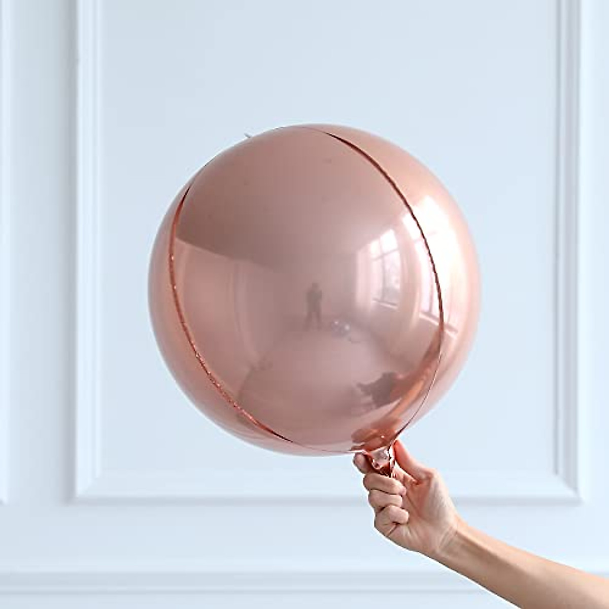 126pcs Pink Rose Gold White Balloons Garland Arch Kit,with 18inch 4D Rose Gold Foil balloon Set,for Girl Princess Birthday Party Wedding Bridal Shower Anniversary Baby Shower Background Decoration