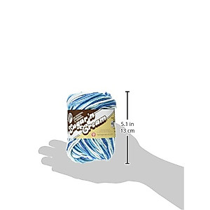 Lily Sugar 'N Cream The Original Ombre Yarn, 2oz, Gauge 4 Medium, 100% Cotton, Hippi - Machine Wash & Dry