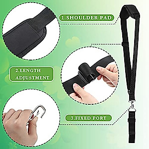 Adjustable Trimmer Shoulder Strap Universal Replacement Blower Strap Black Weed Trimmer Strap Garden Lawn Mower Strap for Weeder Leaf Blower, Multi Head System, Weeder Clearance