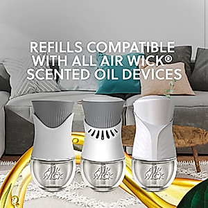 Air Wick Scented Oil Refill, 5ct, Fresh Waters, Air Freshener, Essential Oils