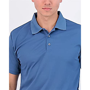 3 Pack: Big and Tall Men’s Quick Dry Dri Fit Polo Shirt Short Sleeve Golf Tennis Clothing Active Wear Athletic Performance Tech Sports Essentials Wicking Clothes Plus Size Casual-Fit Top- Set 3, 4XLT