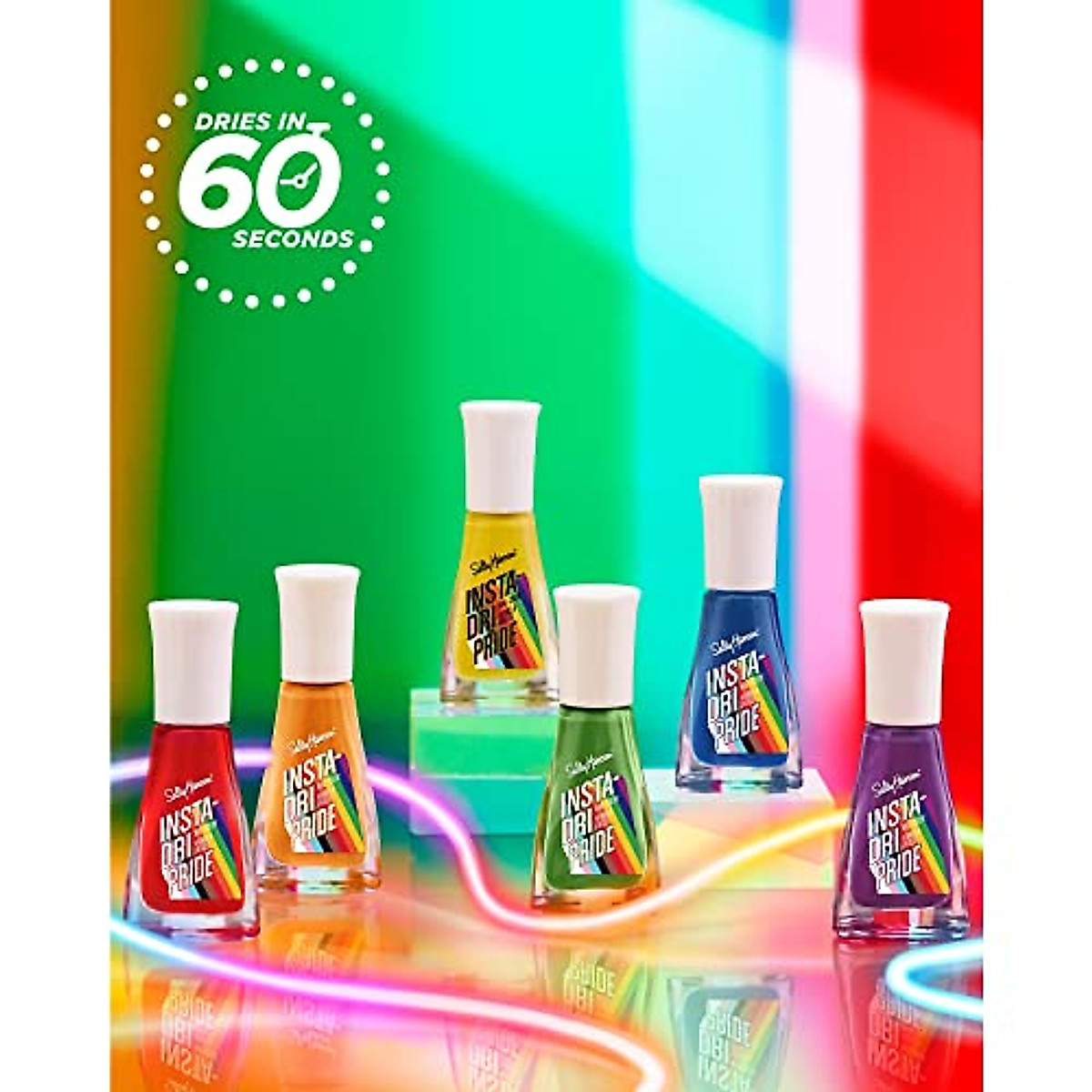 Sally Hansen Insta Dri x GLAAD Nail Polish - Peak of Nature, 0.31 fl oz