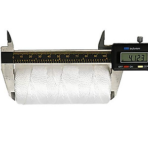 #18 x 325 ft. White Twisted Polypropylene Mason Twine (4 Pack), Rot Proof, Resists Oil, Gasoline & Most Chemicals, Great for Contractors, Masonry, Carpentry, Construction and Home Use