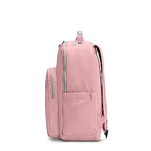 Kipling Women's Seoul Small Backpack, Durable, Padded Shoulder Straps with Tablet Sleeve, Bridal Rose, One Size