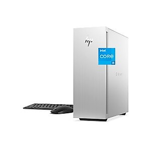HP Envy Desktop PC, NVIDIA GeForce RTX 3060, 12th Gen Intel Core i5-12400, 16 GB SDRAM, 512 GB SSD, Windows 11 Home, Wi-Fi 6 & Bluetooth, 10 USB Ports, Pre-Built PC Tower (TE02-0020, 2022)