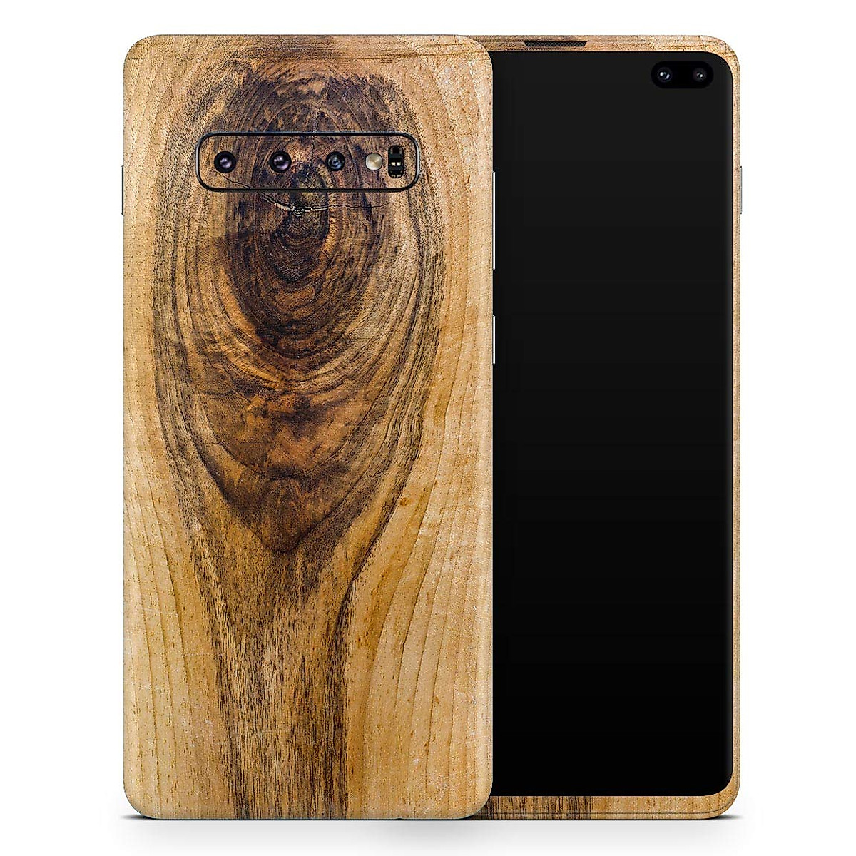 DesignSkinz Raw Wood Planks V10 Protective Vinyl Decal Wrap Skin Cover Compatible with The Samsung Galaxy S20 (Screen Trim & Back Glass Skin)