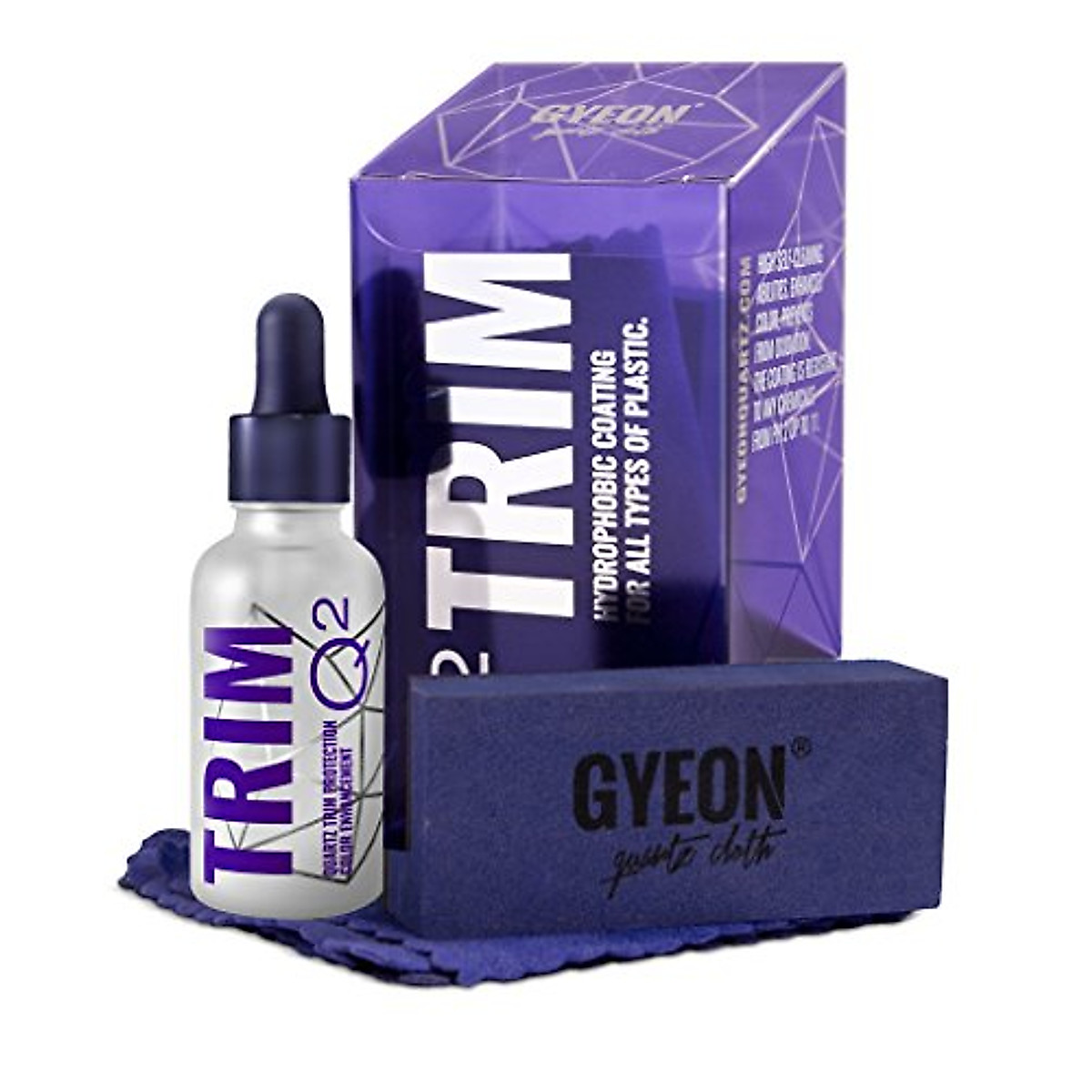 GYEON Quartz Q2 Trim 30 ml - Advanced Ceramic Coating for Plastics - Restores and Protects Trim - Enhances Color - UV Protection - Self Cleaning - Long Lasting - Hydrophobic