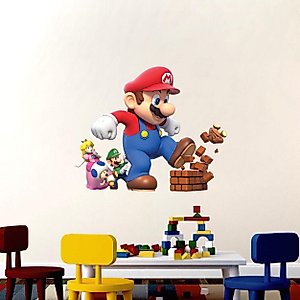 Game Room Stickers - Video Game Decals Kids Decals Game Room Console Decals Characters Removable Gamer Wall Decor Sticker Nursery, e14