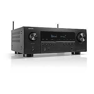 Denon AVR-S960H 8K Ultra HD 7.2 Channel (90Watt X 7) AV Receiver 2020 Model - Built for Gaming, Music Streaming, 3D Audio & Video, Alexa + HEOS, Black (Discontinued by Manufacturer)