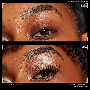 NYX PROFESSIONAL MAKEUP Ultimate Glow Shots, Liquid Eyeshadow, Long-Lasting Shimmer Eye Shadow with Vitamin C - Golden Goji