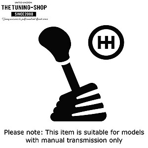 The Tuning-Shop Ltd Shift & E Brake Boot Black Alcantara With Mpower Stitching