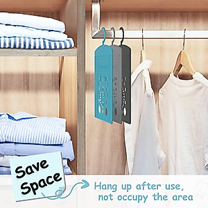 BoxLegend Shirt Folding Board Durable Shirt Folder Board for Laundry Folding Board with Hook for Hanging T Shirt Folder Grey