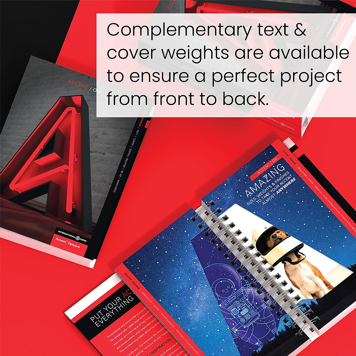 Accent Opaque White Printer Paper, 8.5” x 11” 40lb Bond/100lb Text Copy Paper, 250 Sheets (1 Ream) – Premium Smooth Finish Computer Paper, 97 Bright, 148gsm, Multipurpose White Copy Paper – 188101R