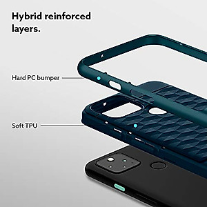 Caseology Parallax for Google Pixel 5 Case (2020) - Aqua Green