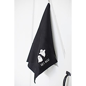 Pearhead Holiday Decor, Kitchen Tea Fall Home Décor, Set of 2, Ghost Dish Towels