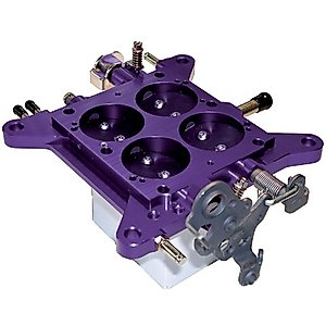 Proform 67148 Billet Aluminum Square Bore Vacuum Secondary Carburetor Base Plate and 750 CFM Carburetor Kit
