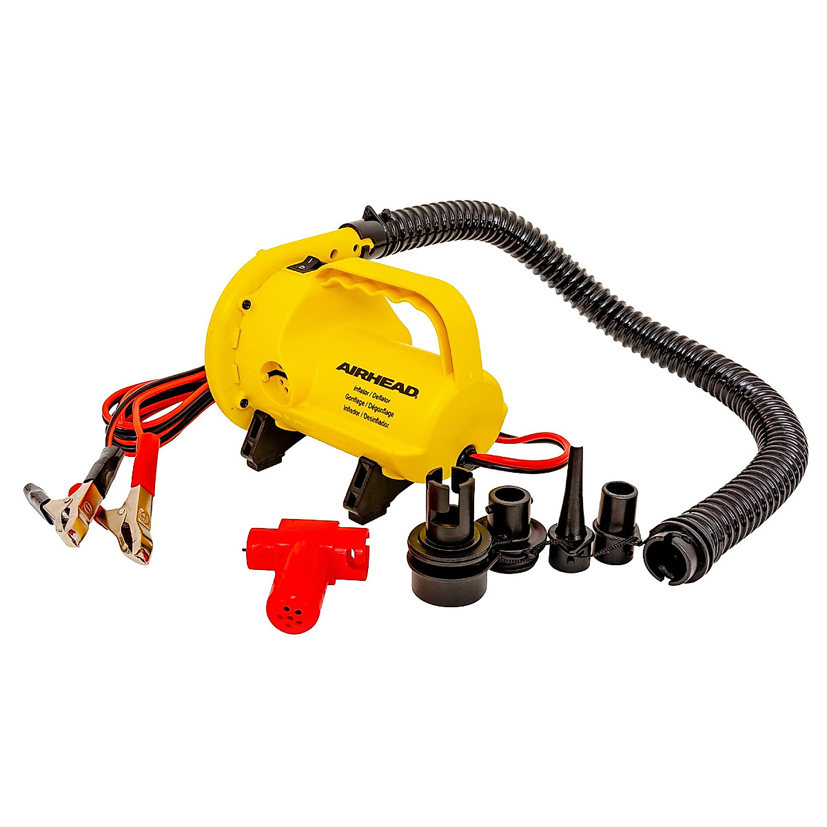 Airhead High Pressure Air Pump, 12v, Yellow (AHP-12HP)