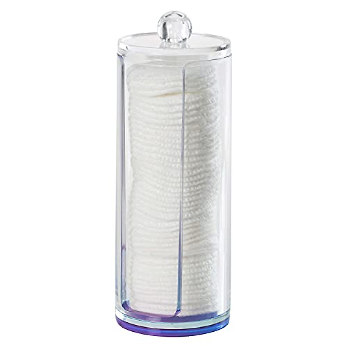 Simplify Ombre, Durable, Stylish, Easy to Refill Cotton Pad Holder, Multicolor Bath Accessories Organizers Collection