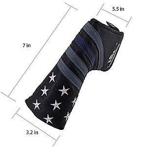 Craftsman Golf Blue Strips Golf Putter Blade Head Cover Headcover Magnetic Closure for Scotty Cameron Odyssey